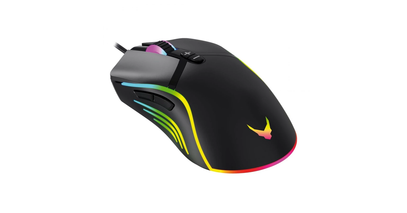 Omega VARR RGB Gaming optikai egér [1000-1600-3200-6400 DPI]