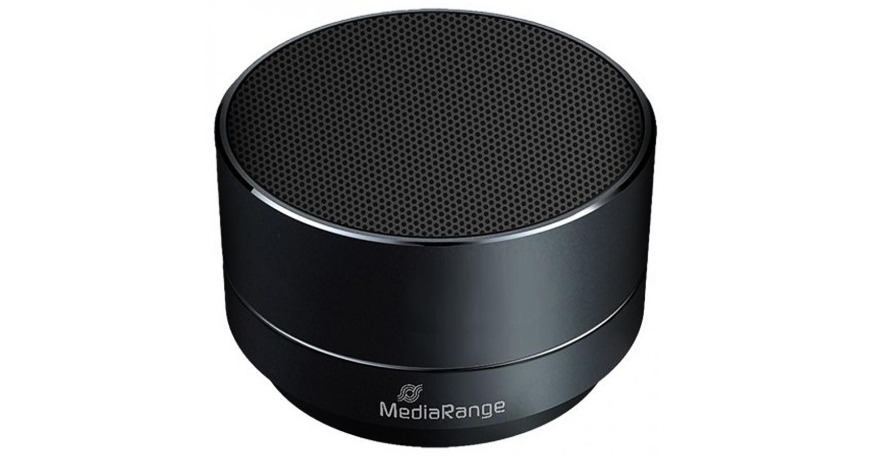 MediaRange hordozható Bluetooth hangszóró, fekete