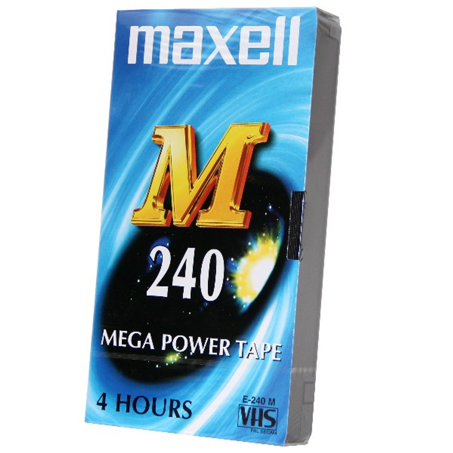 Maxell VHS Kazetta M-240 [4 óra] - Audio/Videokazetta